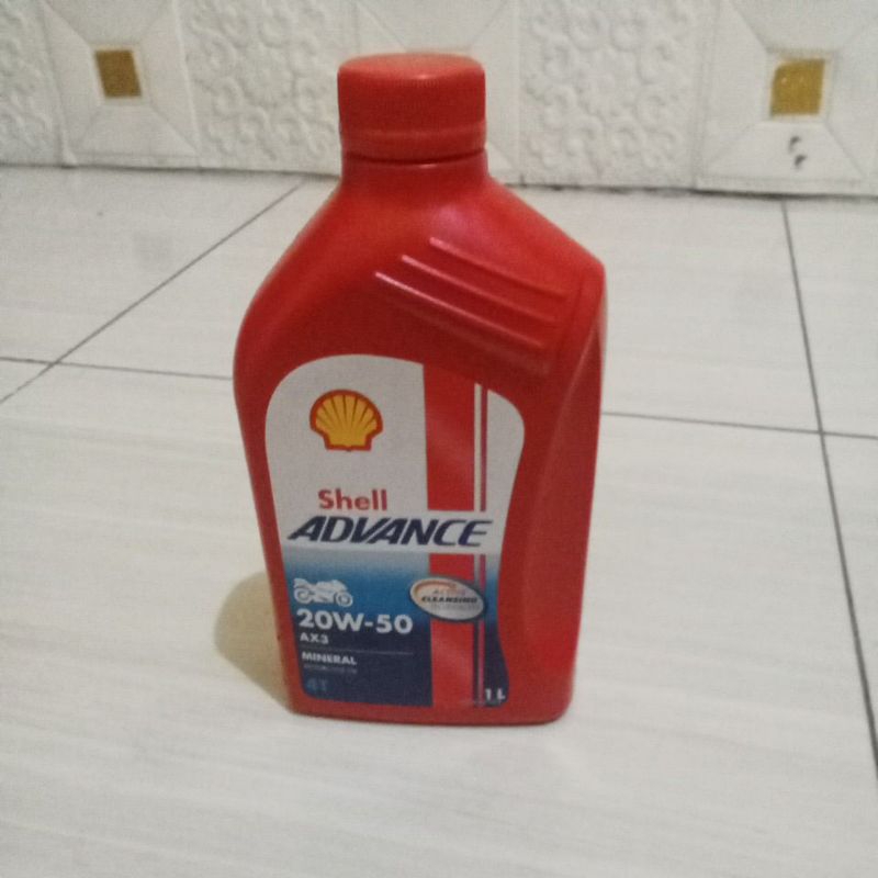 Jual Oli motor Shell Advance AX3 1 Liter 20W-50 original | Shopee Indonesia