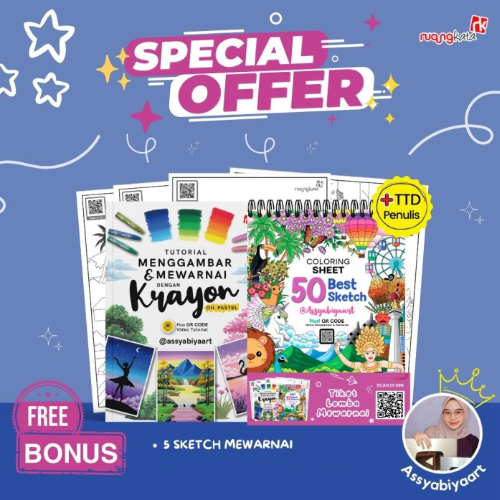 Jual Buku Tutorial Menggambar & Mewarnai Dengan Krayon Oil Pastel ...