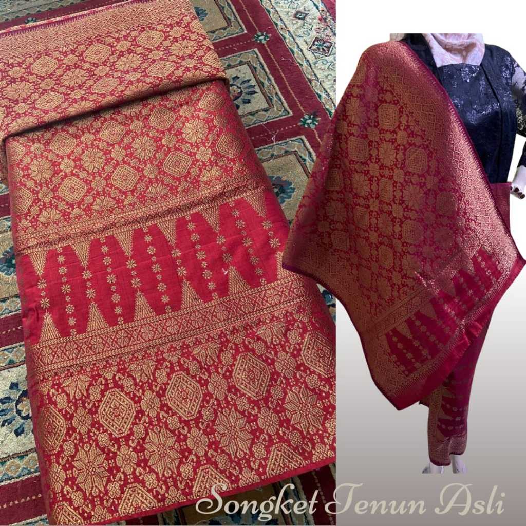 Jual Datia Songket - Songket Palembang Motif Lepus Tenun Asli Berbagai Macam Motif dan Warna ...
