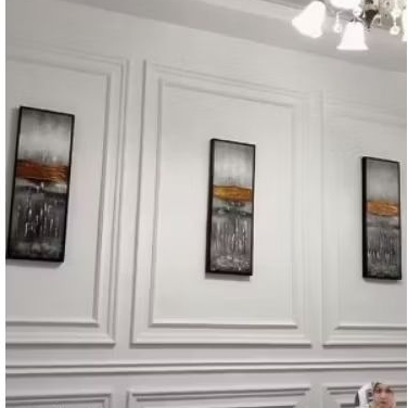 Jual Lukisan dinding 30 x 90 cm 3 biji plus frame | Shopee Indonesia