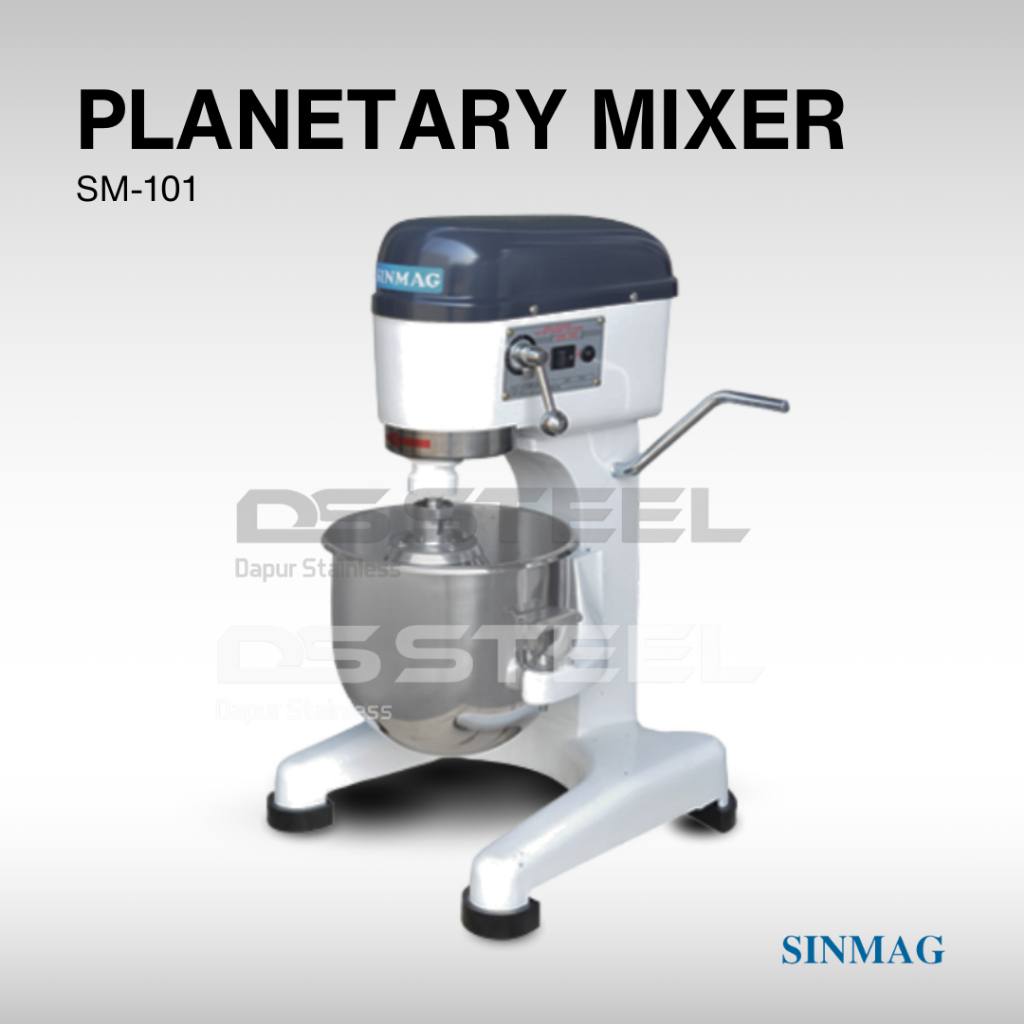 Jual SINMAG Planetary Mixer 10 Liter SM-101 / Mixer Roti 10 Liter SM 101 / Mixer Standing 10 ...