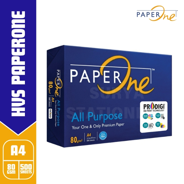 Jual (RIM)Kertas Paper One A4 80 gram / Kertas Fotokopi / Kertas Print ...