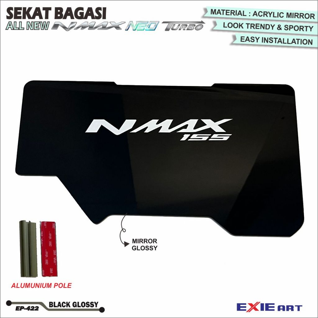 Jual Sekat Bagasi All New Nmax Neo Turbo Acrylic - Partisi Bagasi ...