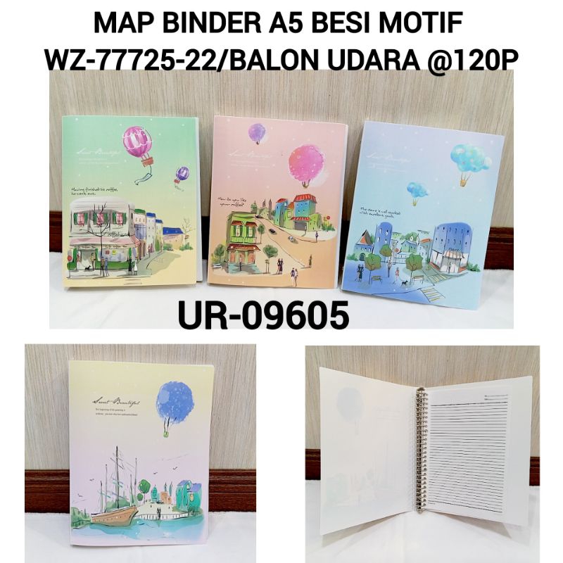 Jual MAP BINDER A5 BESI MOTIF BALON UDARA WZ-77725-22/WZ-77716-22 ...