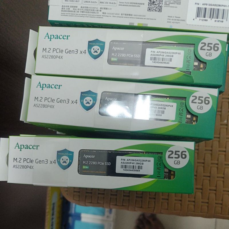 Jual SSD NVME M2 GEN3 256GB / SSD NVME APACER 256GB / SSD NVME M2 GEN3 ...