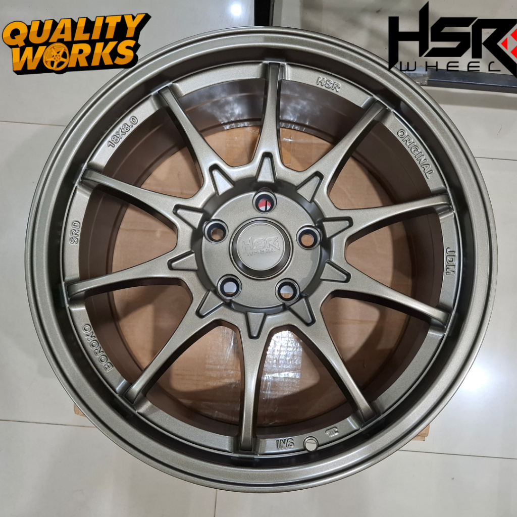 Jual Velg Racing Coud Ev R18 Inch Pelek Hsr Boroko Srd Ring 18 Lebar 8 Pcd 5x114,3 Bronze - Toko ...