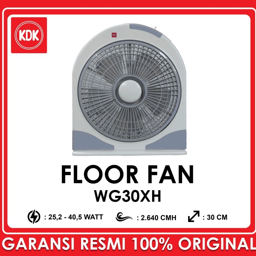 Jual BOX FAN KDK WG 30 X / KDK KIPAS ANGIN KOTAK MEJA / LANTAI WG 30 X ...