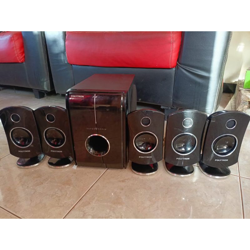 Jual Polytron Home Theater Super Woofer Subwoofer Channel 5.1 Second ...