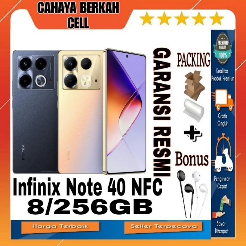 Jual Infinix Note 40 NFC Ram 8GB/256GB Garansi Resmi | Shopee Indonesia