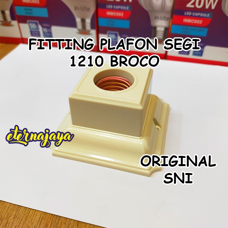 Jual BROCO Fitting Lampu Plafon Segi 1210 | Shopee Indonesia