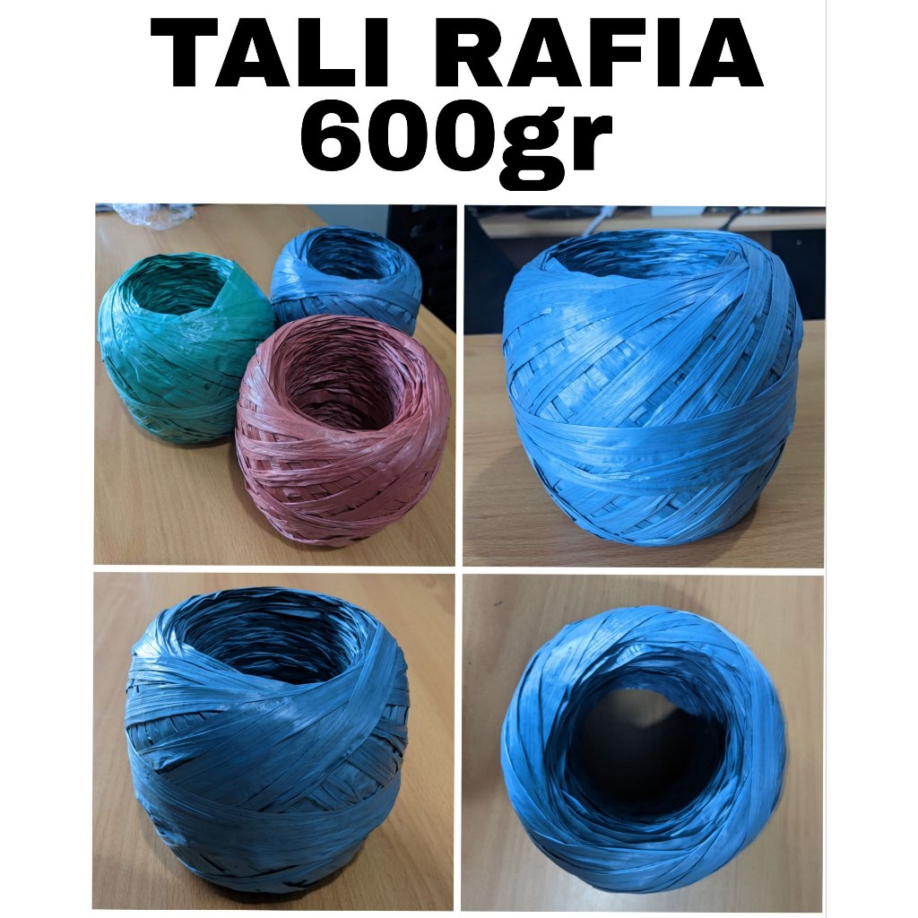 Jual Tali Rafia 1 Roll (-+600Gram) | Shopee Indonesia
