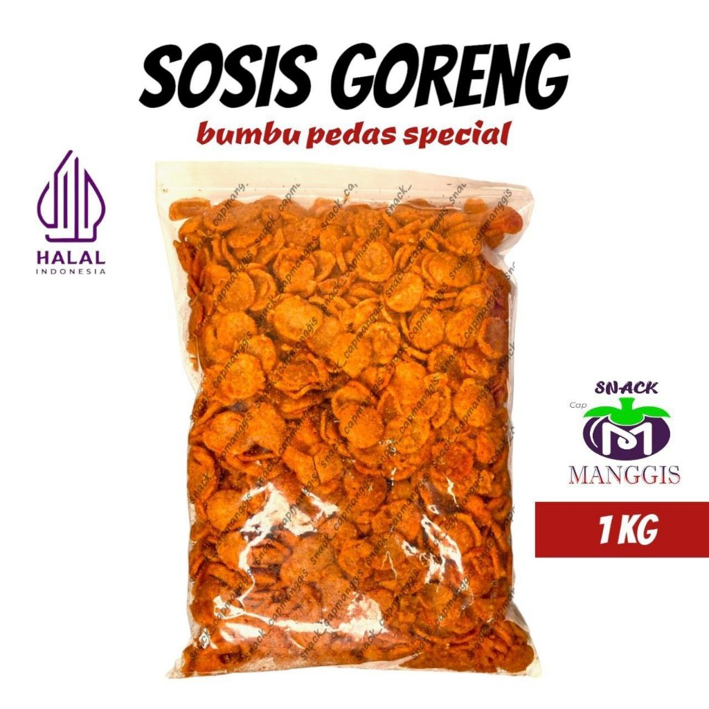 Jual waw Sosreng 1 Kg Bumbu Special / Sosis Goreng Viral / MANGGISRAYA ...