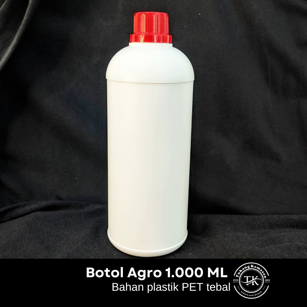 Jual Botol plastik kemasan plastik agro 1000 ML kemasan kimia botol pupuk cair | Shopee Indonesia