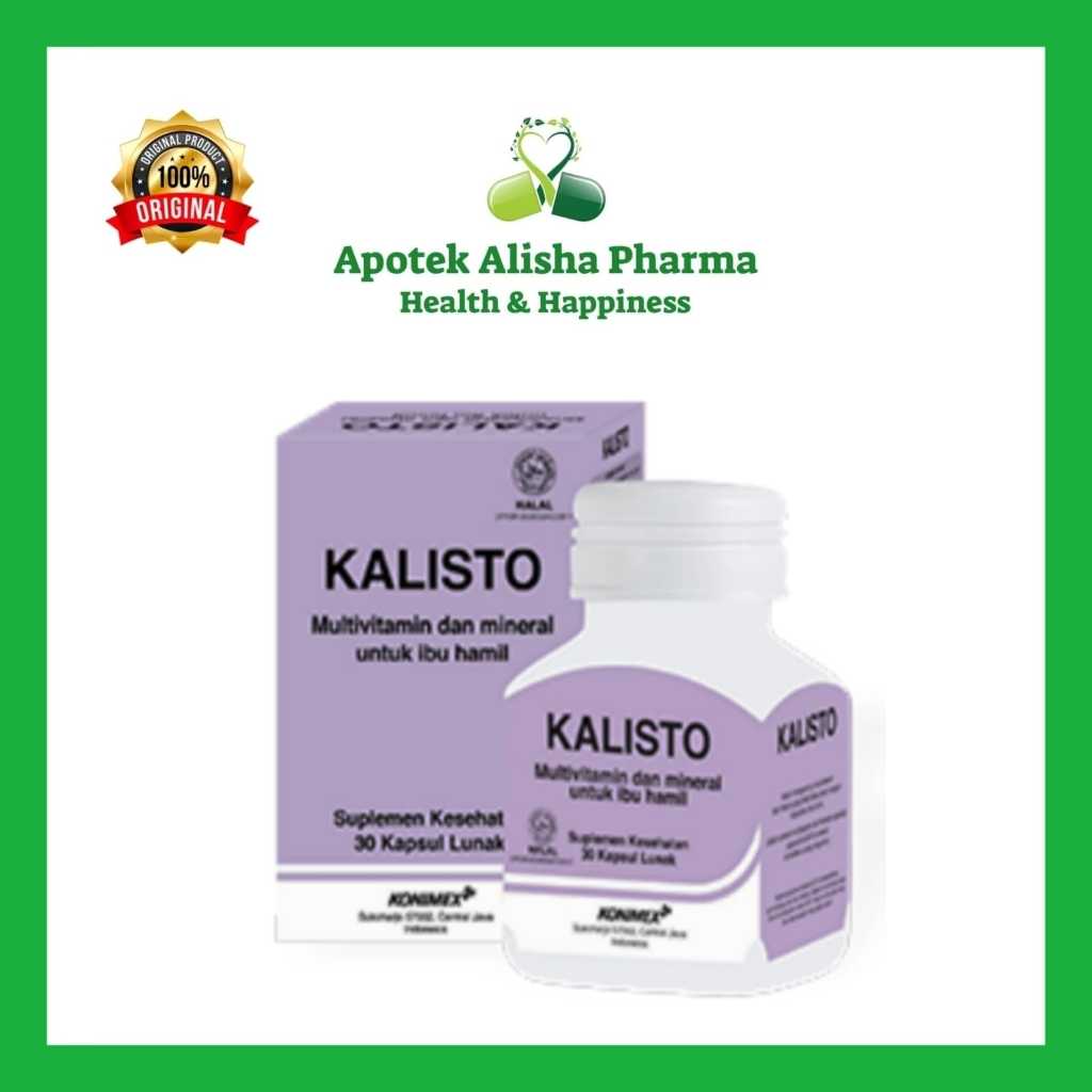 Jual Kalisto Tablet Konimex Botol isi 30 - Multivitamin Untuk Ibu Hamil ...