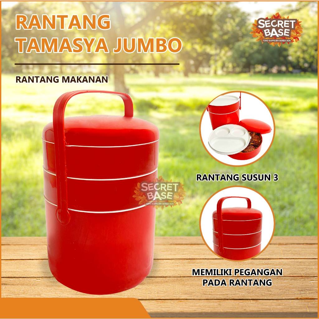 Jual RANTANG TAMASYA JUMBO - Rantang Susun Plastik / Tempat Bekal Makan ...