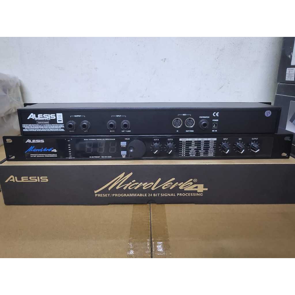 Jual ALESIS MICROVERB 4 EFFECT VOCAL MADE IN TAIWAN | Shopee Indonesia