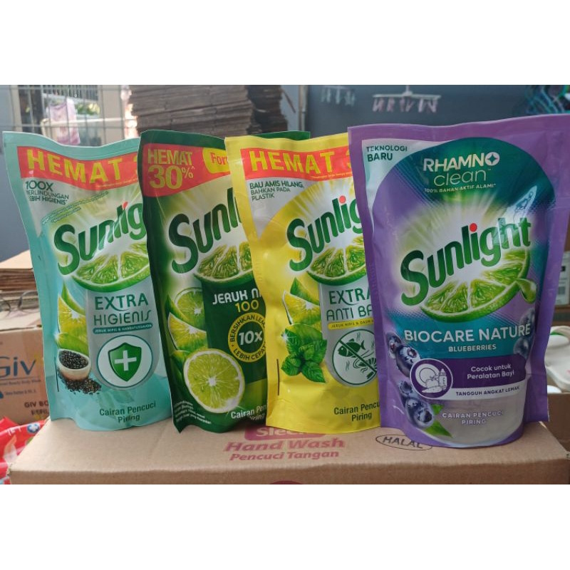 Jual SUNLIGHT sabun cuci piring 650ml/600 ml | Shopee Indonesia