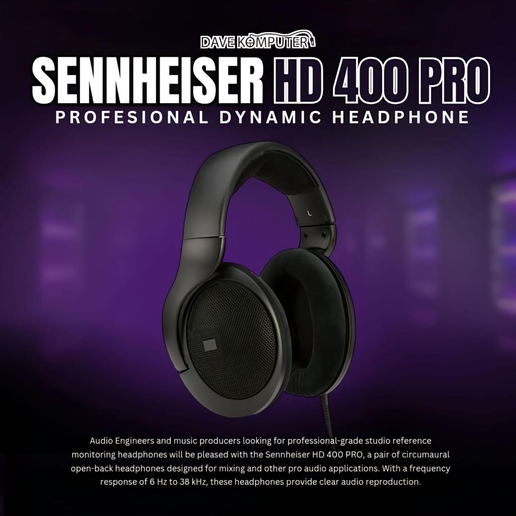Jual Sennheiser HD400 / HD 400 Pro Professional Dynamic Headphones ...
