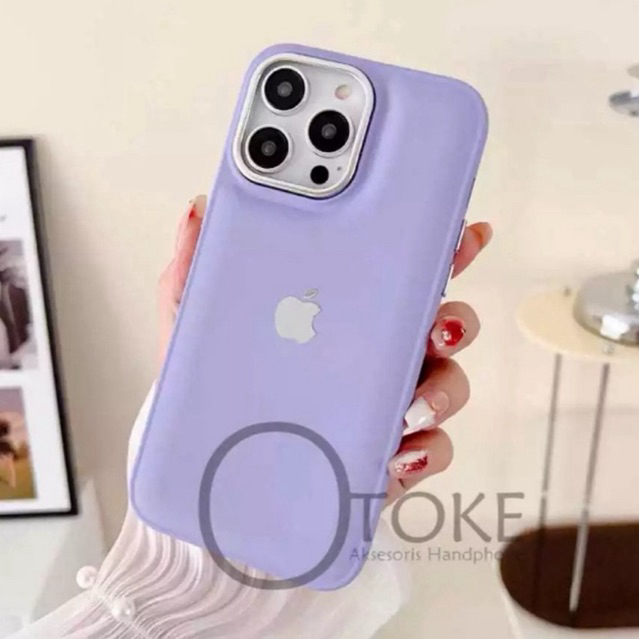 Jual OTOKE - Case Iphone Silver Plating Macaron Candy Color Puffer 11 ...