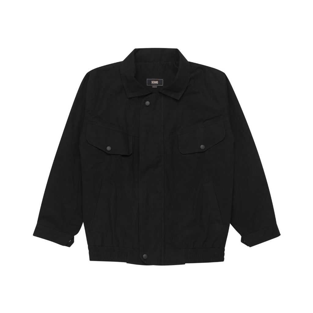 Jual Screamous Jacket Golfer JAMES BLACK | Shopee Indonesia