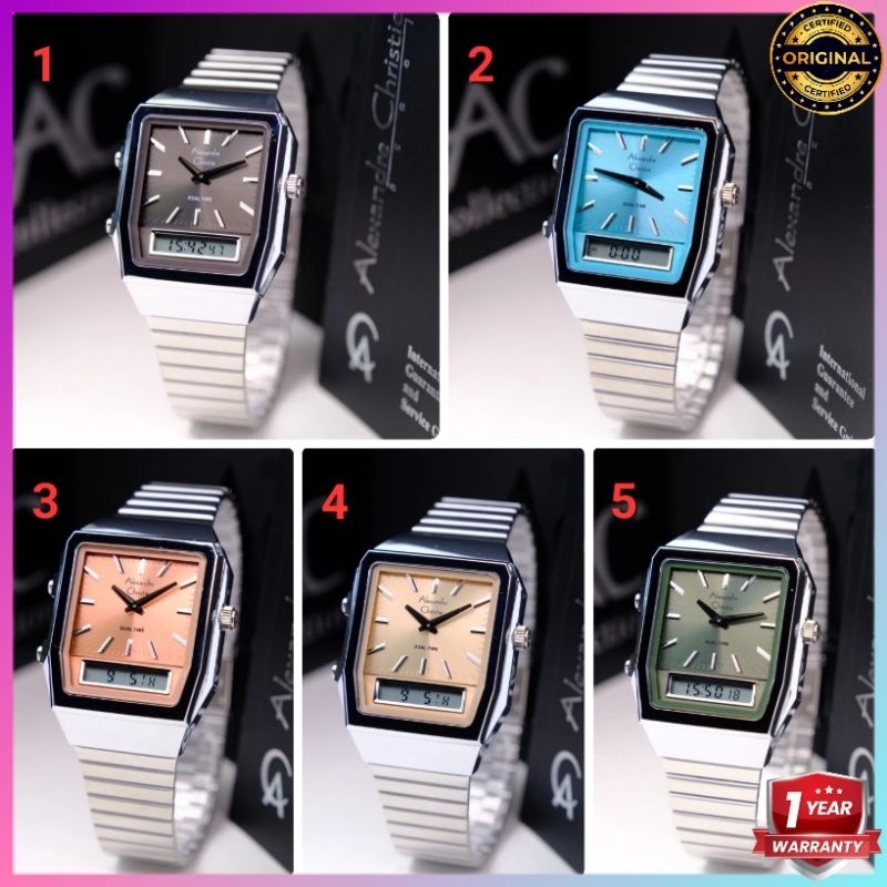 Jual ORIGINAL GARANSI RESMI 1 TAHUN JAM TANGAN WANITA ALEXANDRE ...
