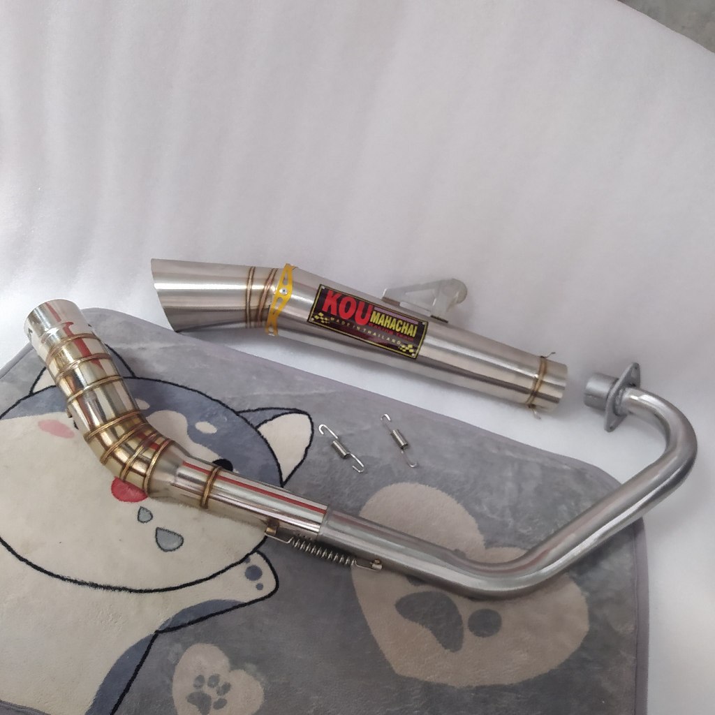 Jual Stainless canister Kou mahachai with pipe big elbow for bajaj CT ...