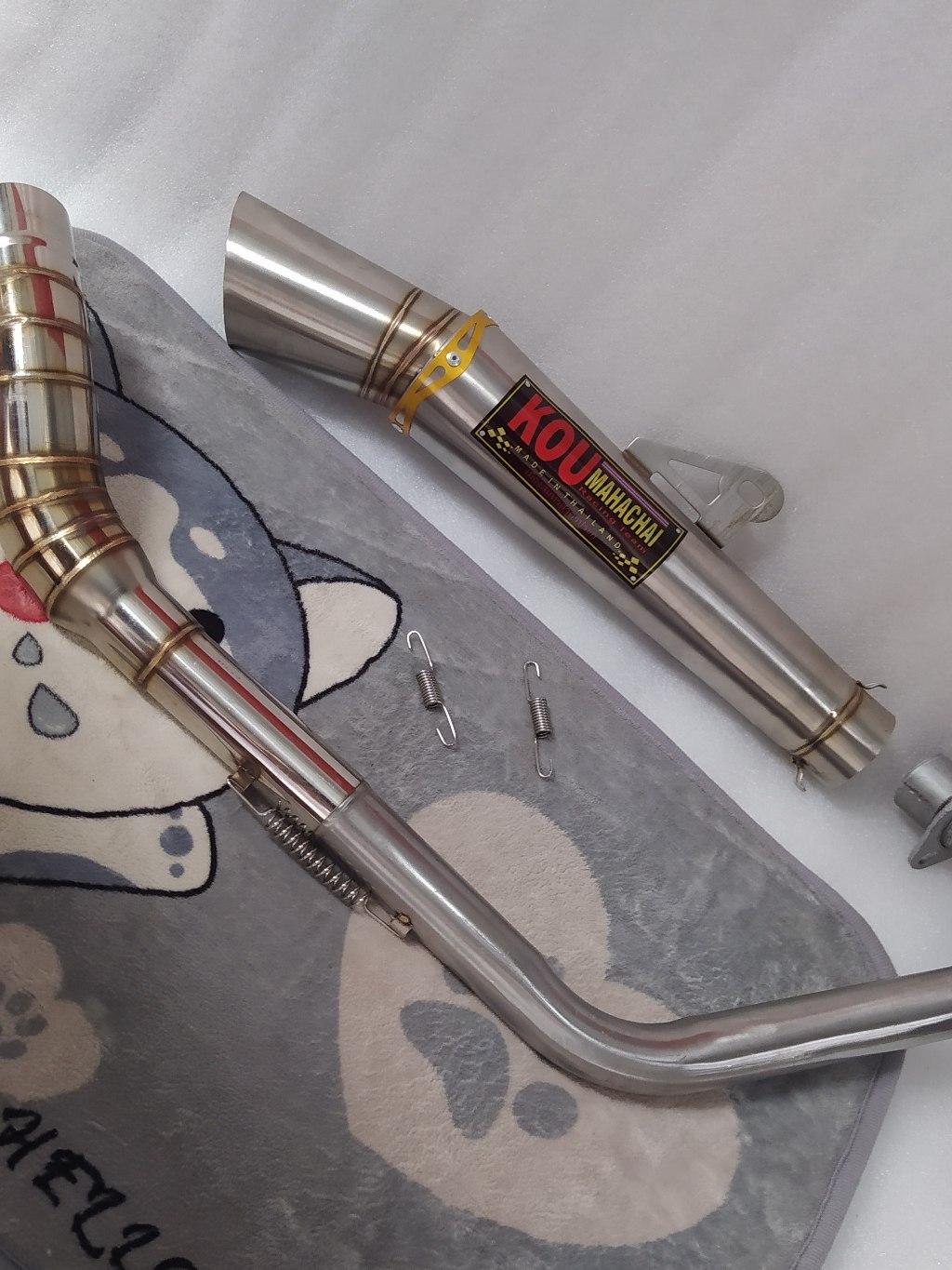 Jual Stainless canister Kou mahachai with pipe big elbow for bajaj CT ...