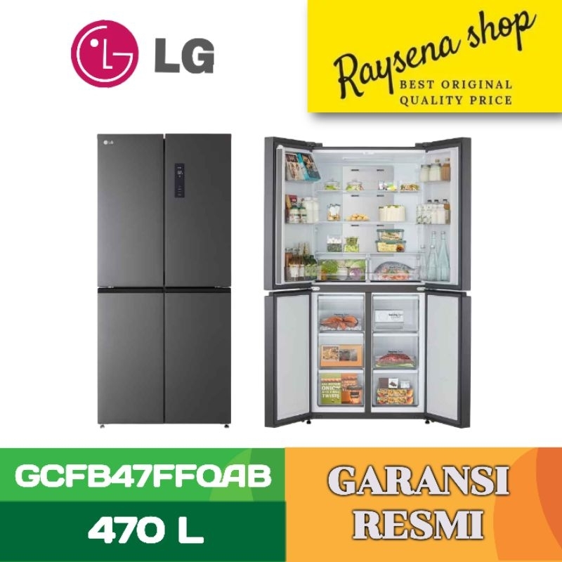 Jual LG KULKAS MULTIDOOR REFRIGERATOR GCFB47FFQAB | Shopee Indonesia