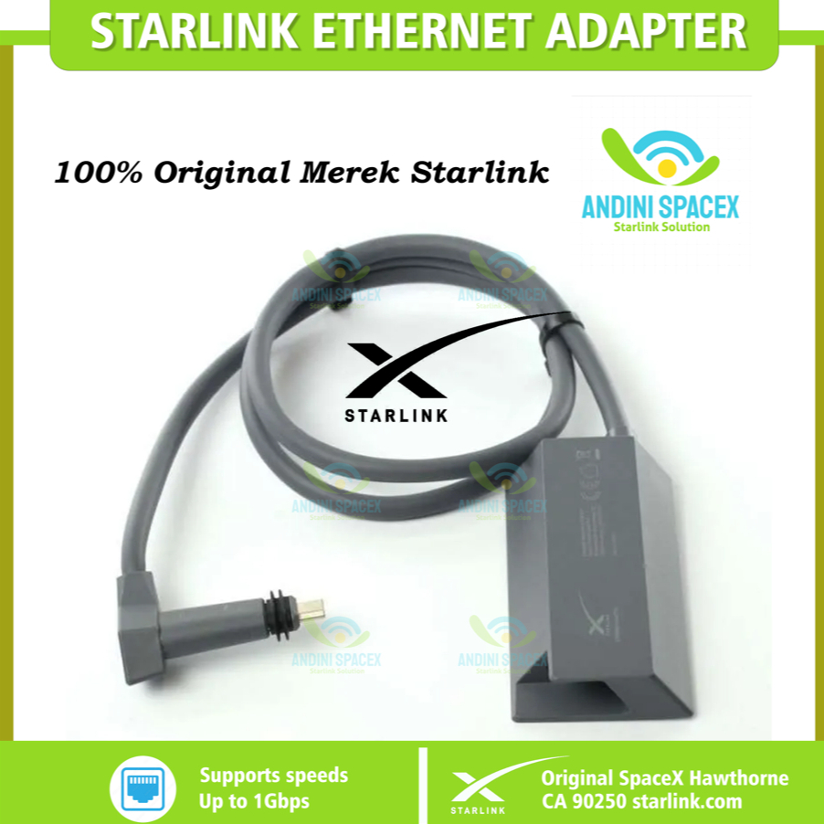 Jual Starlink ethernet adapter ORIGINAL | Shopee Indonesia