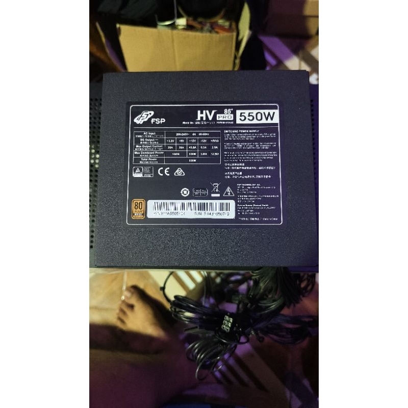 Jual PSU FSP 550W 80+ Bekas seperti baru | Shopee Indonesia