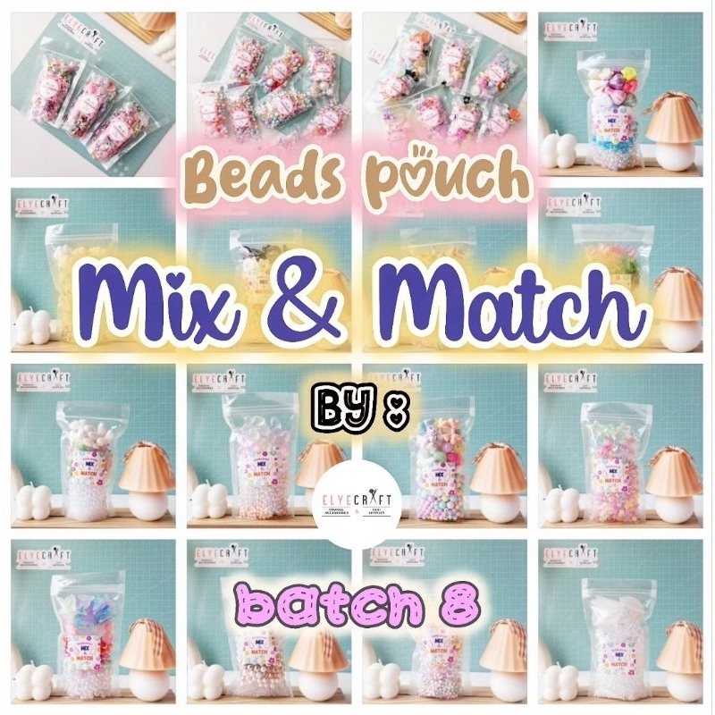 Jual Beads Pouch Mix & Match Elye Batch 8 | Shopee Indonesia