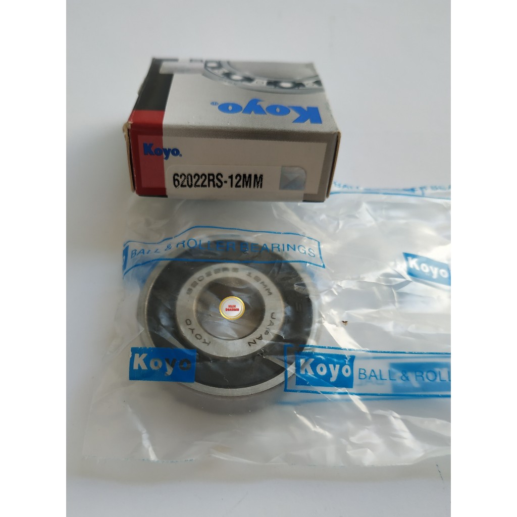 Jual Bearing 6202 12mm Laher 6202 RS 12mm KOYO 6202 2RS 12mm (Bore ) ID ...