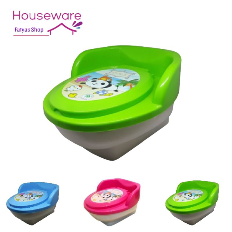 Jual Green Leaf 5109 Pispot Anak Potty Training Portable Closet Duduk ...