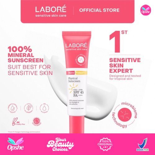 Jual LABORE Sensitive Skin Care BiomeProtect Physical Sunscreen SPF 50 ...