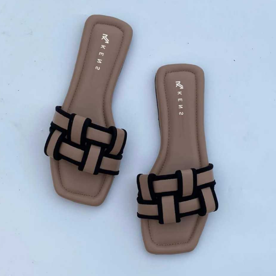 Jual Terbaru Kens - Sandal Wanita Selop Korean Style Size 37-40 Sandal ...