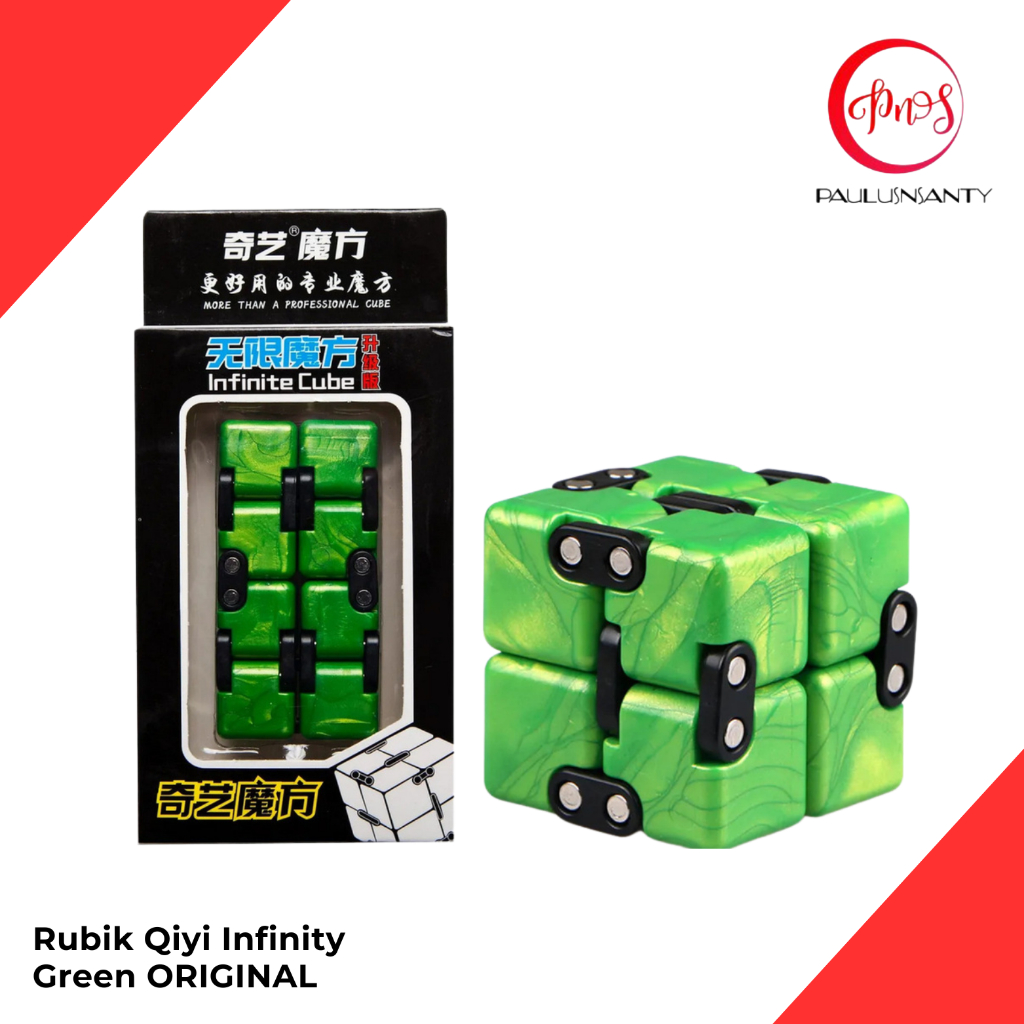 Jual Rubik Infinity Cube Qiyi Infinity Cube Green ORIGINAL | Shopee ...