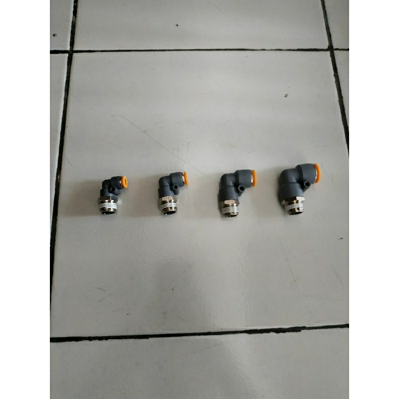 Jual Nepel / Fitting pneumatic tipe L ⅜" | Shopee Indonesia