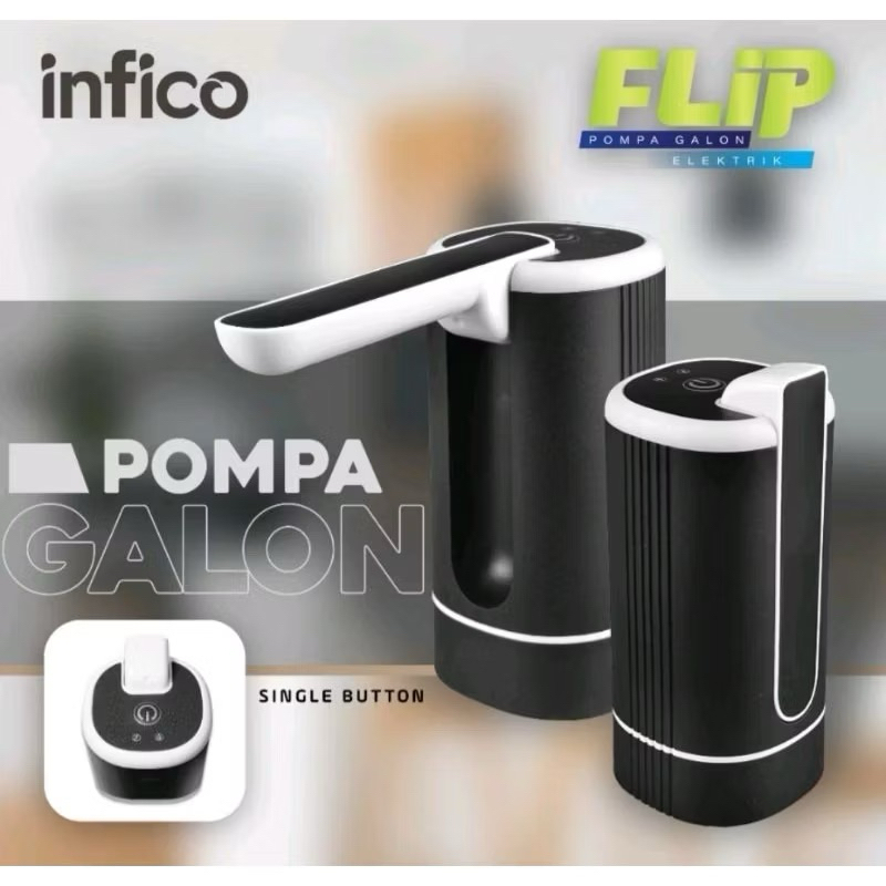Jual Pompa Galon Elektrik Infico Flip Cross Penyedot Air | Shopee Indonesia