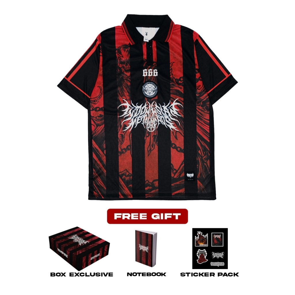 Jual Vampire Kingdom Jersey Distro Pria Wanita Red Indonesian Metal ...