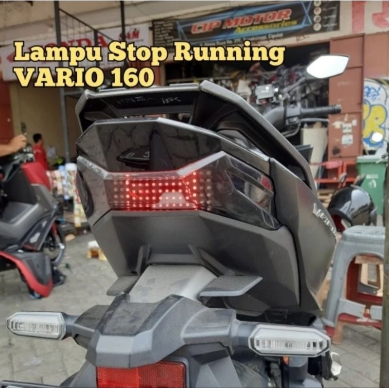 Jual LAMPU STOP RUNNING VARIO 160 8 MODE MIKA SMOKE -PAPAN RUNNING ...