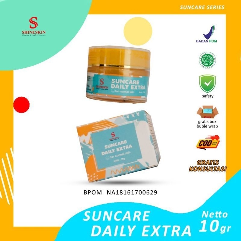 Jual suncare daily extra Shineskin 100% original | Shopee Indonesia