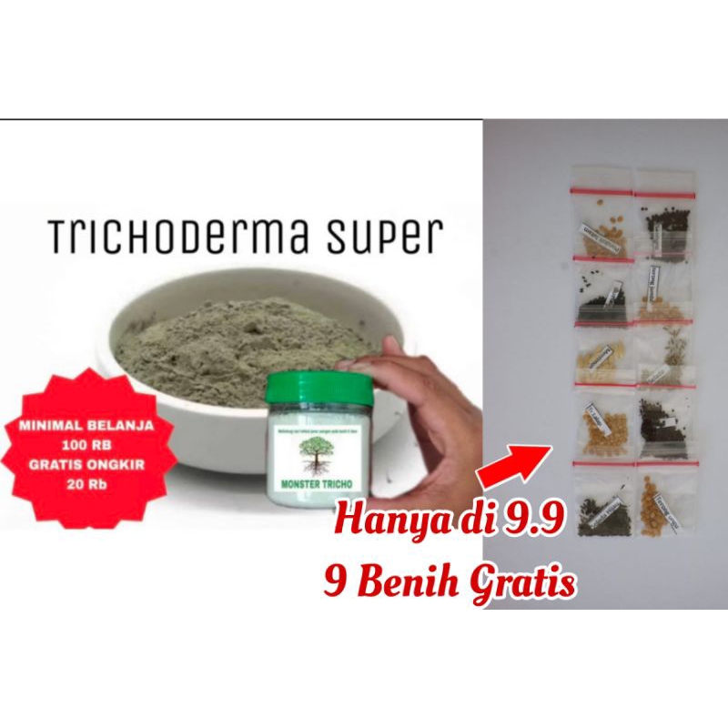 Jual Monster Tricho, Trichoderma powder fungisida hayati, Beli 3 gratis ...