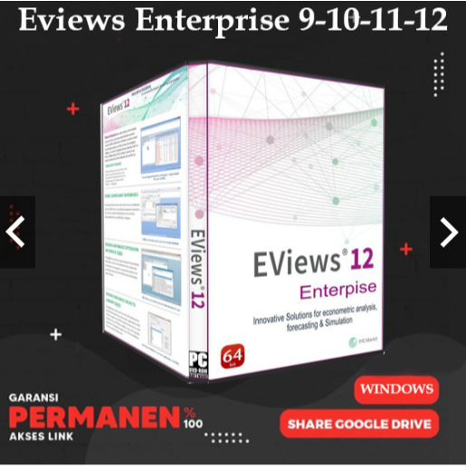 Jual Olah data App Eviews 13-9 Full Version Aktif terus | Shopee Indonesia
