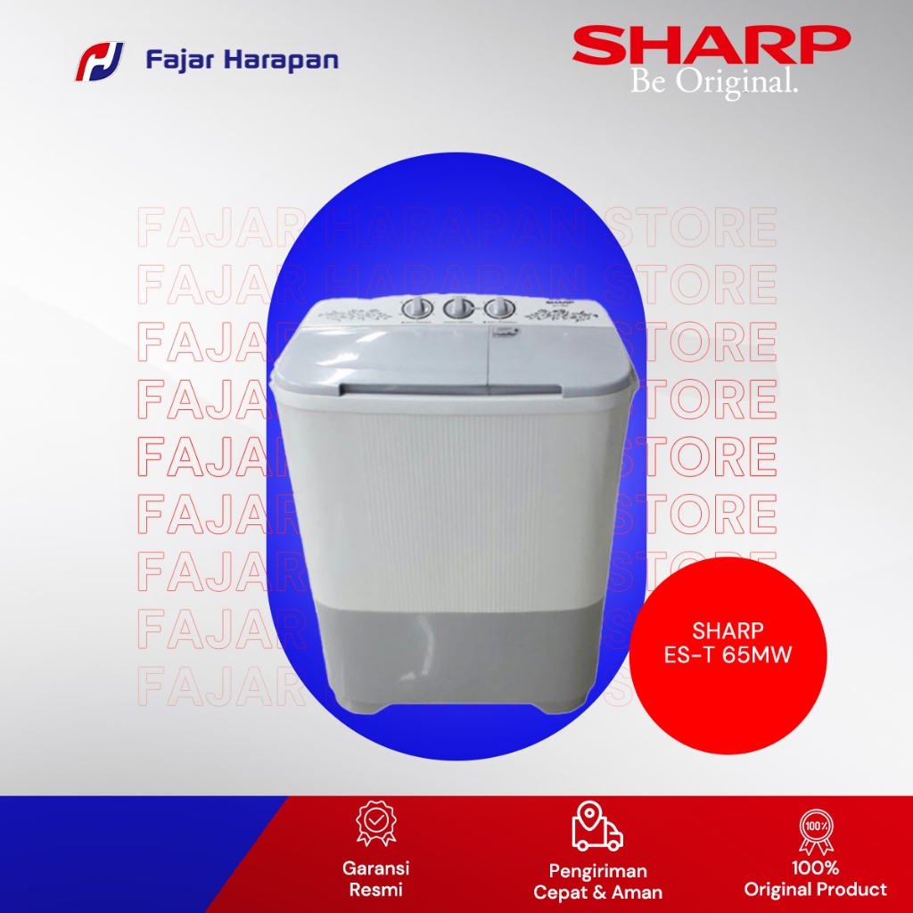 Jual MESIN CUCI 2 TABUNG SHARP ES-T 65 MW / 70 MW / 80MW / 90 MW ...
