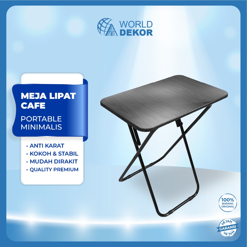 Jual Meja Lipat Portable Meja Tulis Laptop Meja Kerja Cafe Portable ...