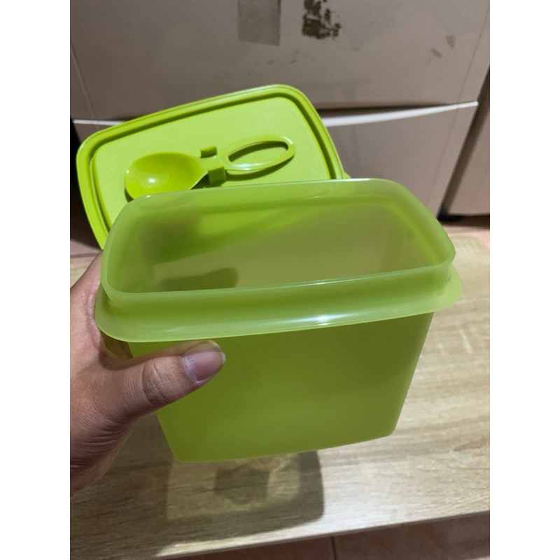 Jual 1 Pcs season saver 850 ml tupperware - hijau, tempat bumbu, gula ...
