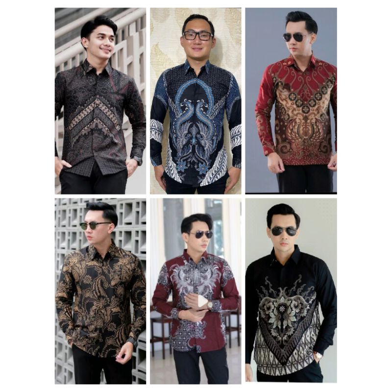 Jual Baju Batik Standar-Jumbo L XL XXL 3L 4L 5L Batik Big Size Lengan ...