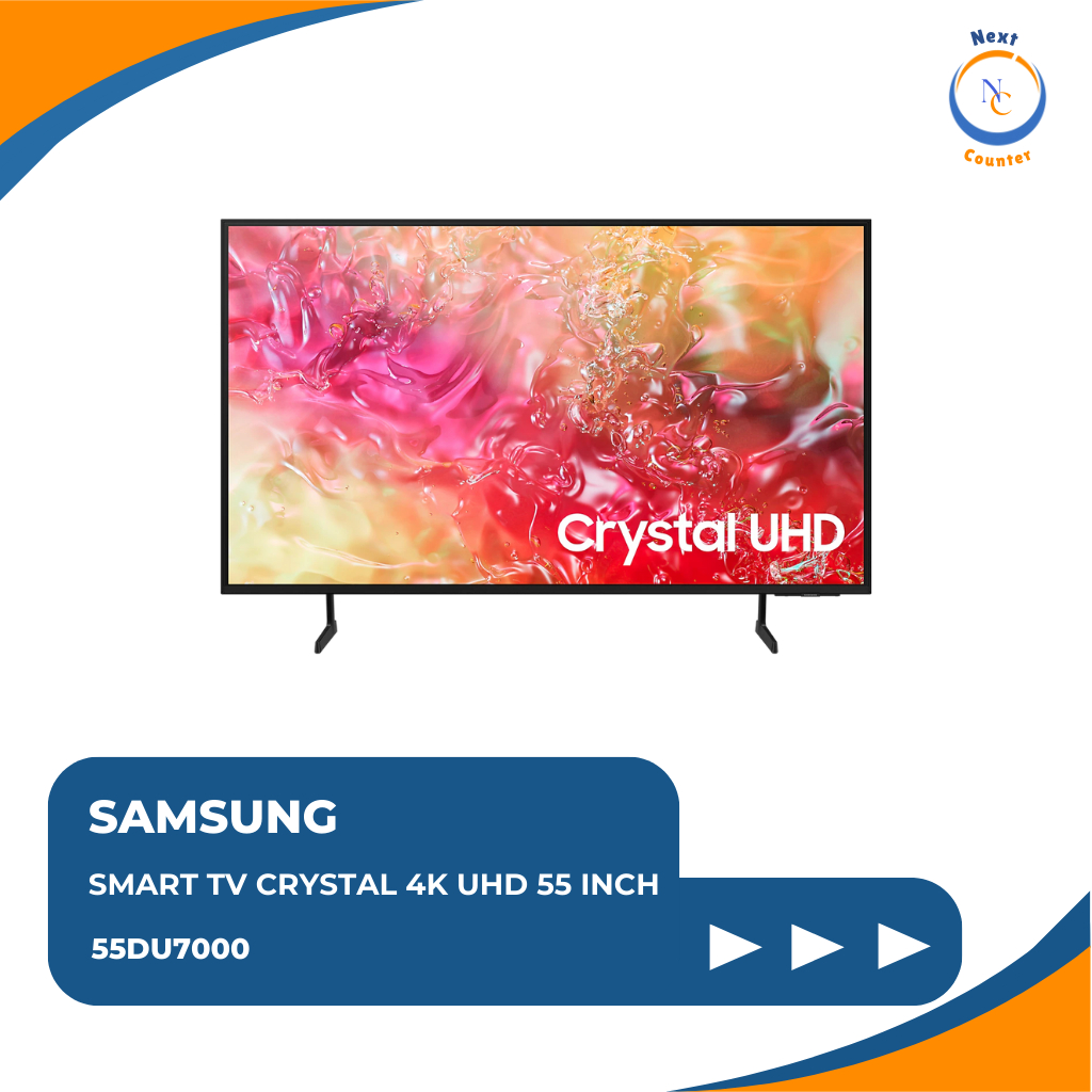 Jual SAMSUNG SMART TV CRYSTAL UHD 4K 55 INCH 55DU7000 | Shopee Indonesia