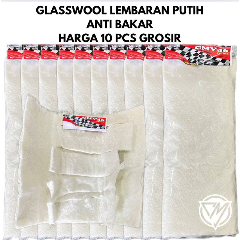 Jual ( GLASSWOOL ISI DALAMAN ISI 10 PCS ) Glasswool Gesbul Gasbul ...