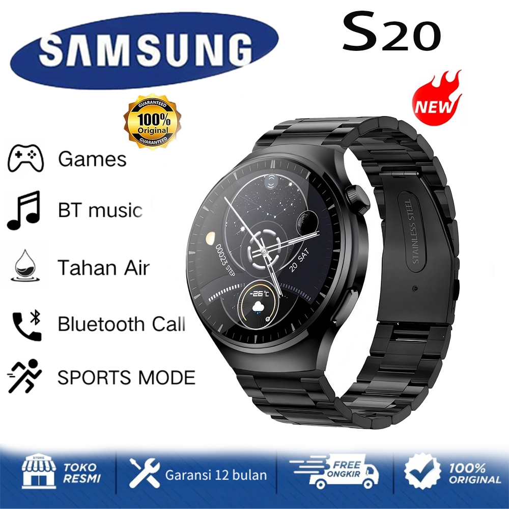 Jual Samsung S20 Smart Watch Favorit Anda 24 -Hour Smart Men/Lady 1.62 ...